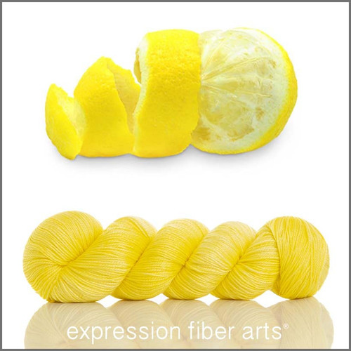 Lemon Pucker 'LUSTER' SPORT - Expression Fiber Arts