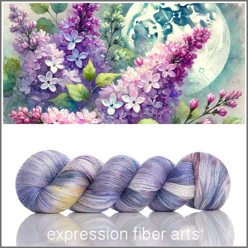 Moonlit Pearl 'ALPACA SILK' LACE - Expression Fiber Arts