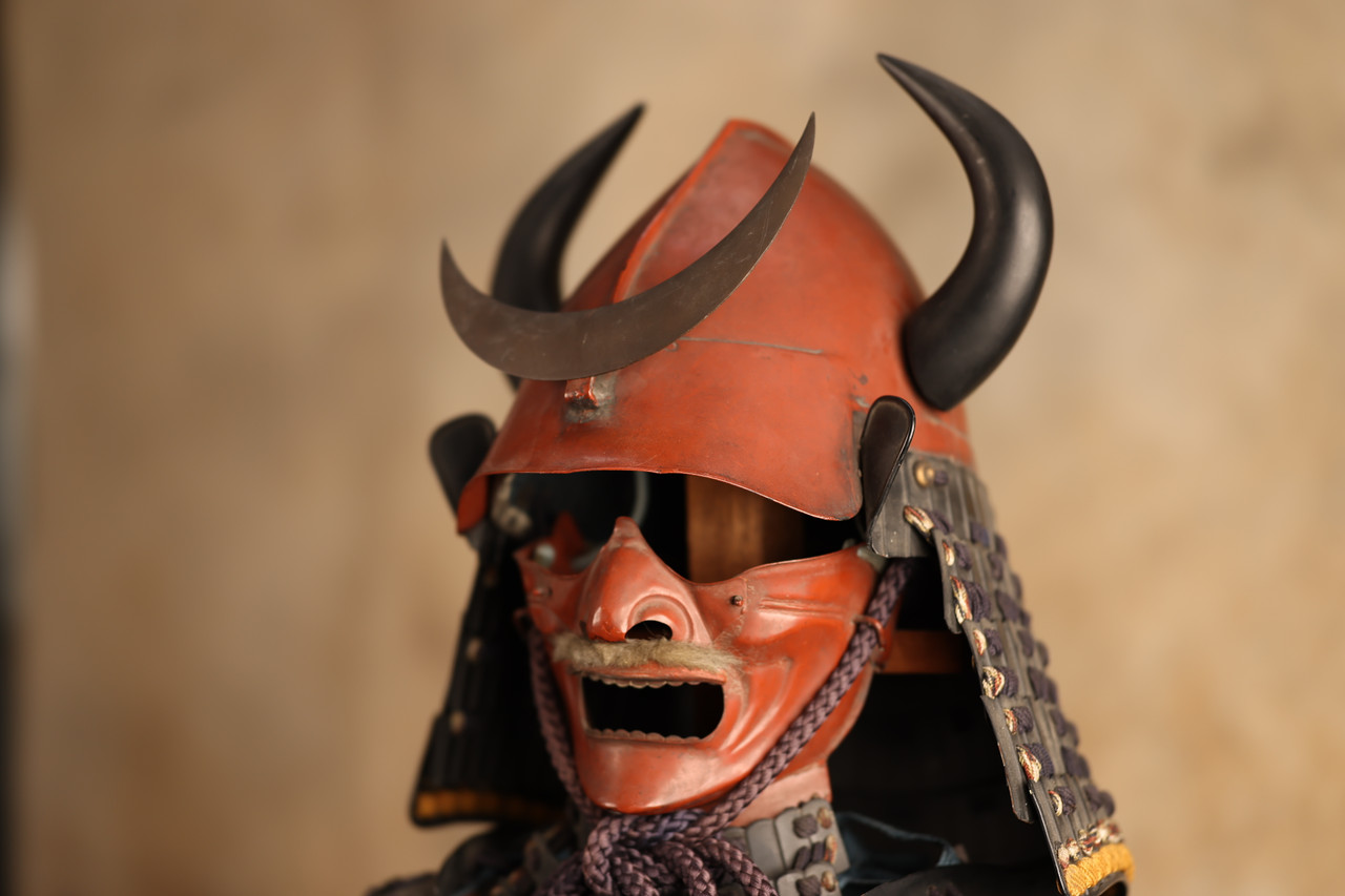 Vintage Japanese Yoroi Samurai Kabuto Armor A Set (23O-229)