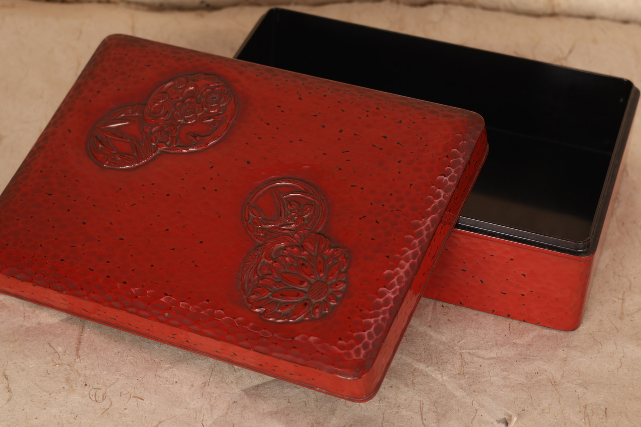 Japanese Sakura Bark Bunko Letter Box (23O-439)