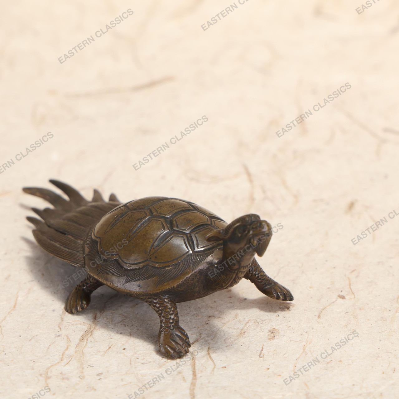 Vintage Japanese Minogame Turtle — Bronze, 1920, Taisho Era (SKU: 25M ...
