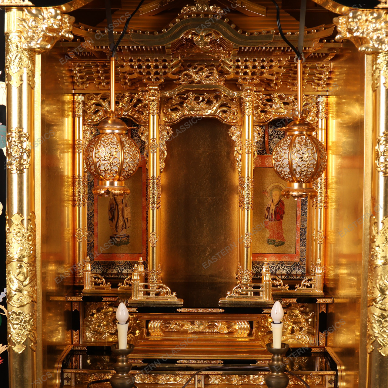 Vintage Japanese Buddhist Altar Butsudan — Wood, 1950, Showa Era (SKU ...