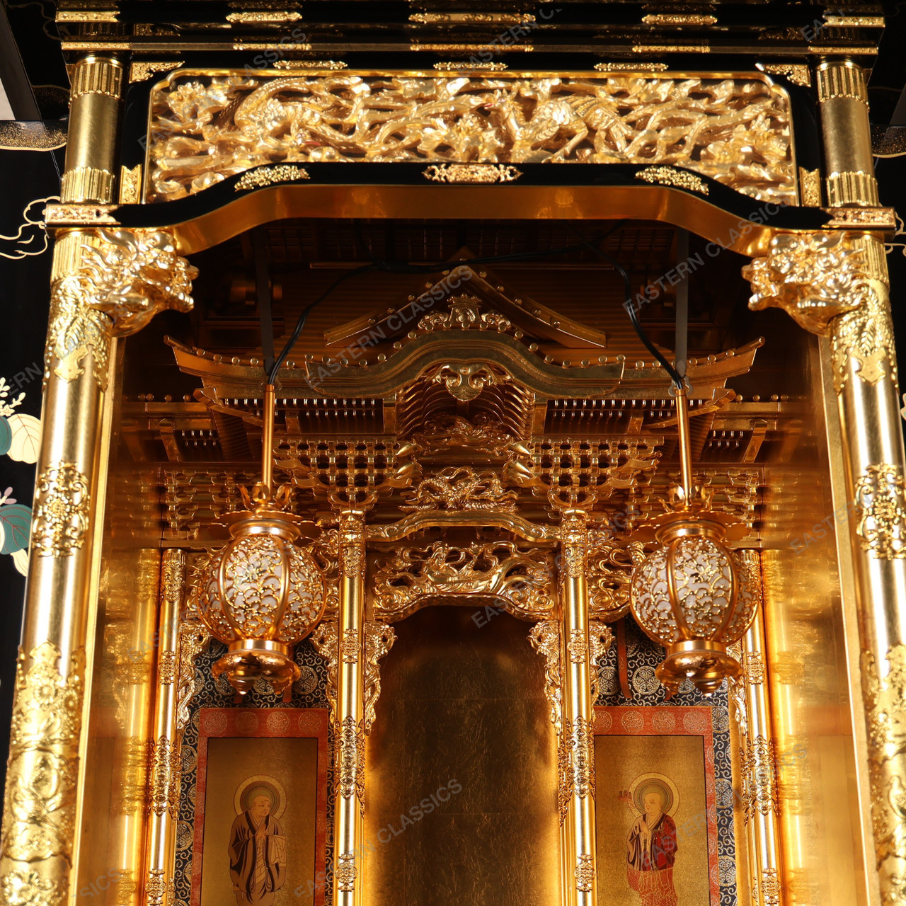 Vintage Japanese Buddhist Altar Butsudan — Wood, 1950, Showa Era (SKU ...