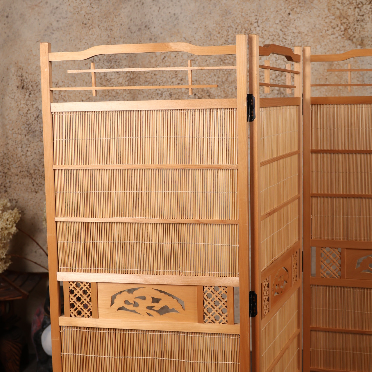 Japanese Tsuitate Divider 4 Panel Screen (472)