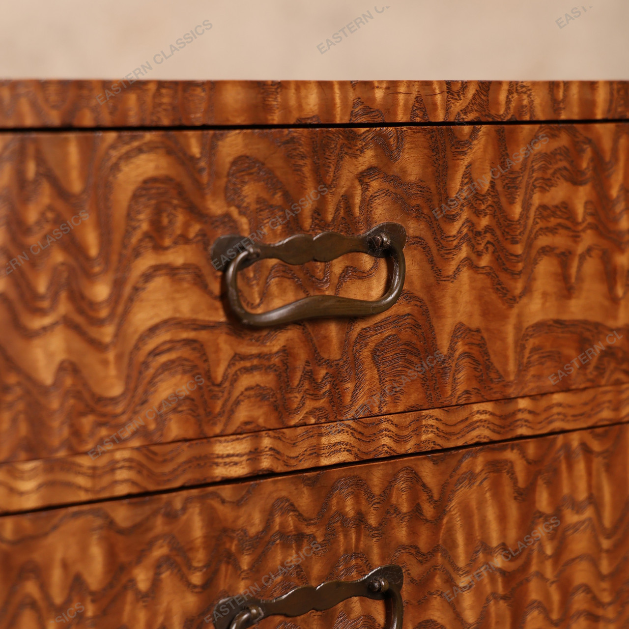 Vintage Japanese Ko Tansu Small Chest With Tamo Wood Multi-sized Gunbai ...