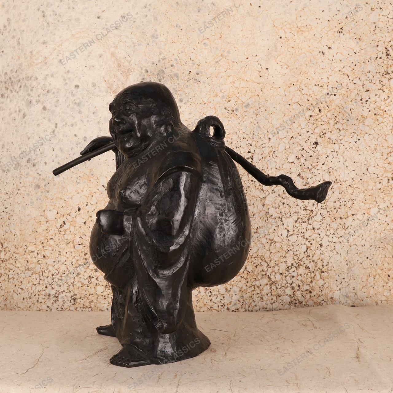 Vintage Japanese Hotei Statue - 1970s Showa Era (25D-142) - Eastern ...