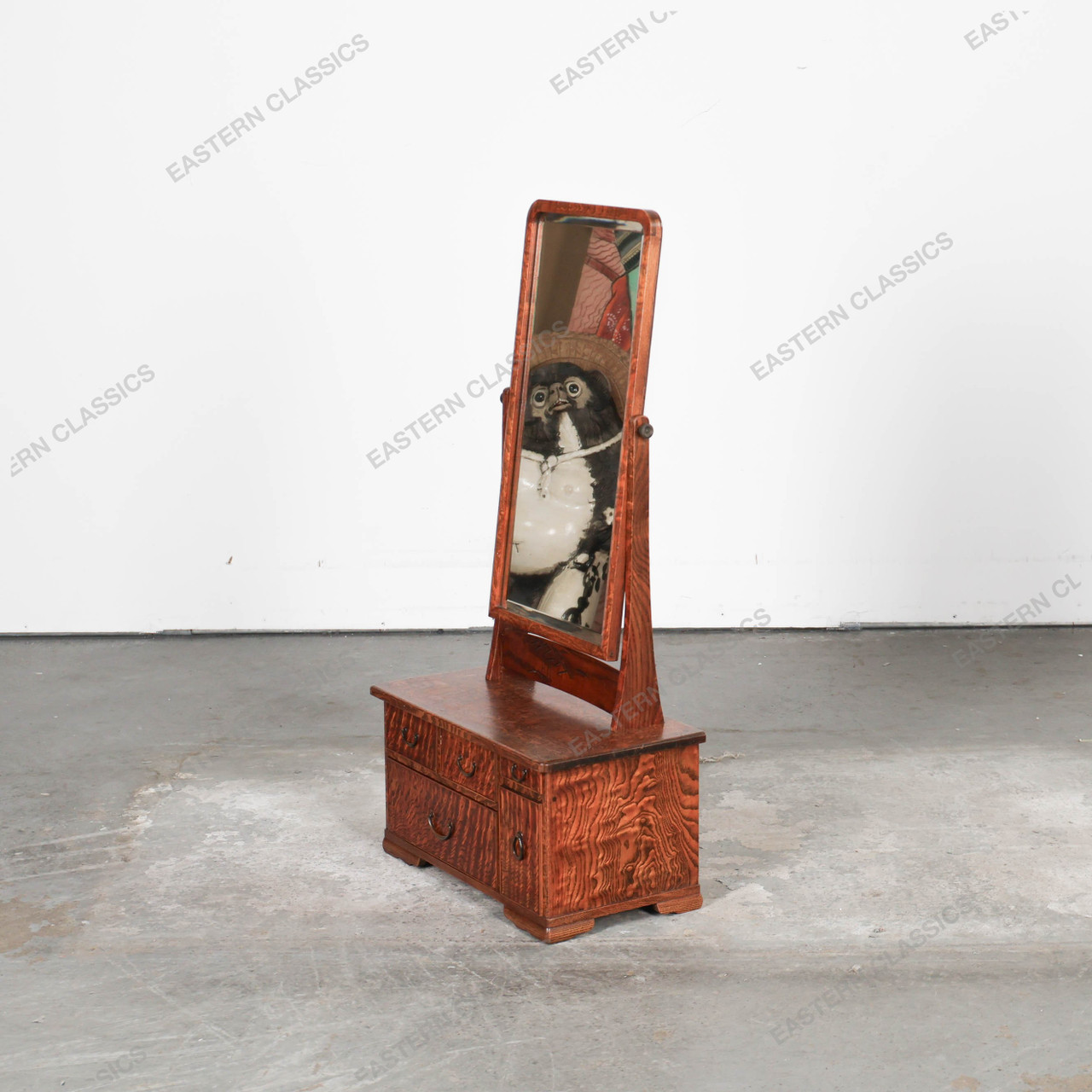 Antique Japanese Kyodai Mirror - 1920s Taisho Era (25D-347) - Eastern ...