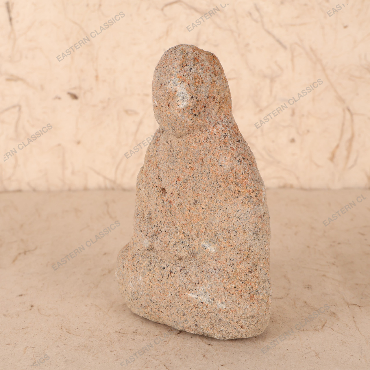 Antique Japanese Sado Stone Buddha Jizo "No Face" - 1920s Taisho Era ...