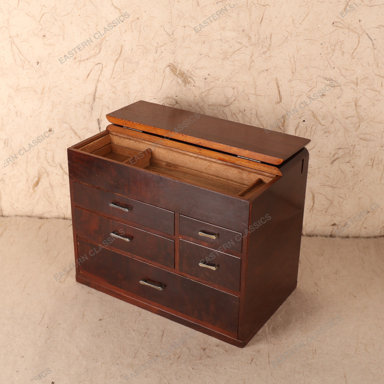 Vintage Japanese Sewing Box - 1950s Showa Era (25D-038) - Eastern ...