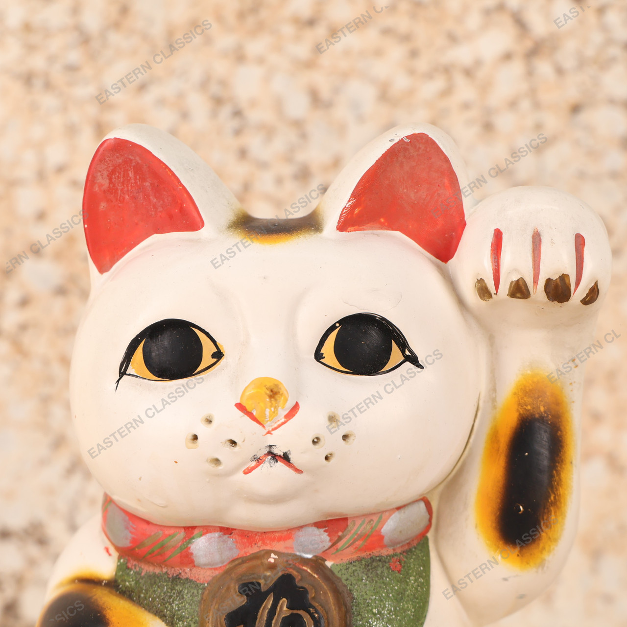 Vintage Japanese Maneki-Neko Cat - 1990s Heisei Era (25D-098) - Eastern ...