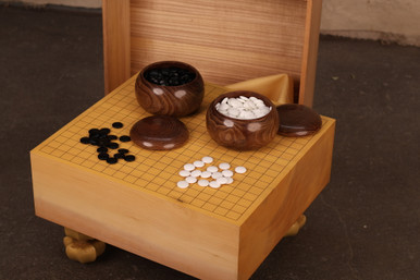 Japanese Go Board Go Ban Wood Go Ishi Igo Set (24J-460)