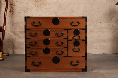 Antique Japanese Small Chest — Kirinoki, 1880, Meiji Era (SKU: 25M-G321 ...