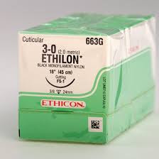 Buy Online JNJ-663G SUTURE 3-0 NYLON MONO NEEDLE BLACK Canada