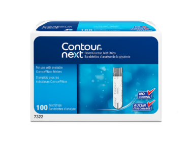 BX/100 CONTOUR NEXT BLOOD GLUCOSE TEST STRIP - Lifesupply.ca - Canadian ...