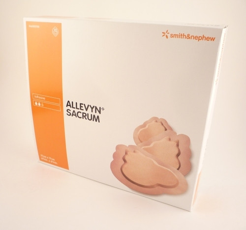 Buy Online ALLEVYN SACRUM ADHESIVE FOAM Dressing 17CM X 17CM SN ...