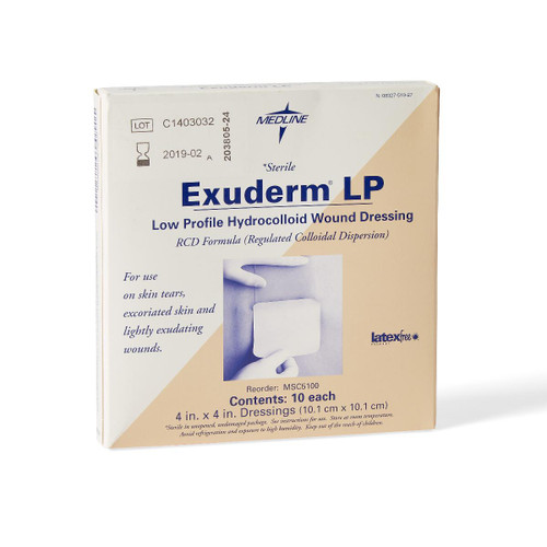 Buy Online Medline MSC5100 DRESSING EXUDERM LP/THIN HDROCOLD 4X4 BX 10 ...