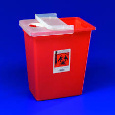 Buy Online Kendall 8980 VOLUME SHARPS CONTAINER 1/ HINGED LID 30L (8GAL ...