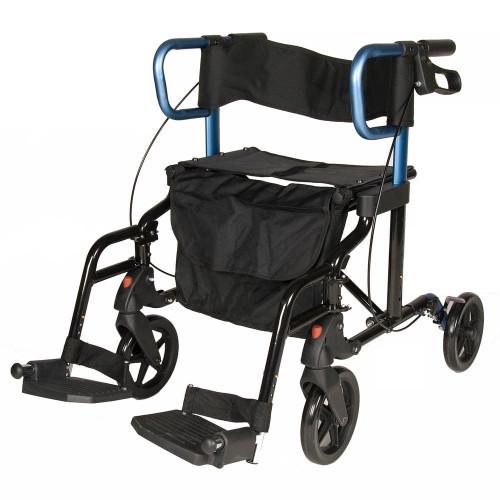 Buy Online ROLLATOR WALKERS RollatorTransport chair swing-away foot ...