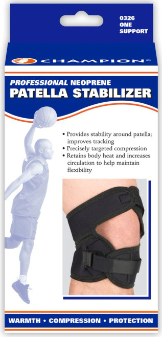Buy Online Wrap-around patella stabilizer - black (C-326) Canada