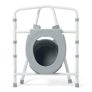 ECONOMY COMMODE,3 IN 1,STEEL FOLDING