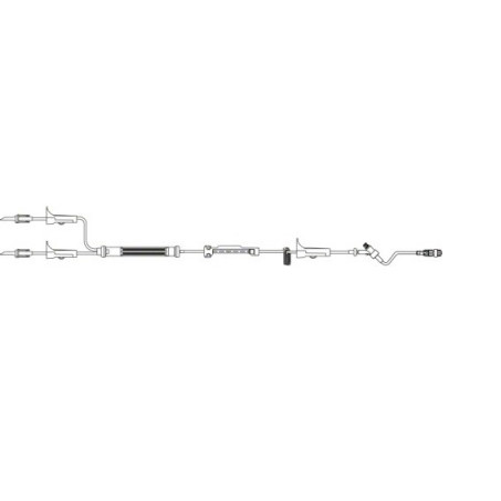 CS/20 INFUSOMAT SPACE IV METRISET PUMP 60 DROPS/ML 130" PRIMING VOLUME ...