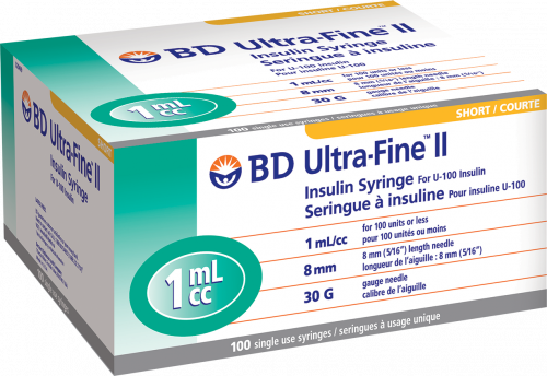 Embecta (Formerly BD) - BD 320469 - BX100 ULTRAFINE INSULIN SYRINGE W ...
