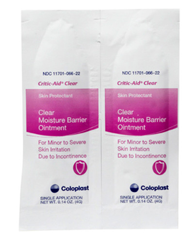Coloplast - COL 7565 - BX/300 CRITIC-AID CLEAR, 4G PACKETS - Lifesupply ...