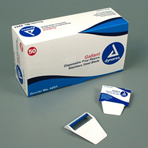 Dynarex - DYN 4251 - BX/50 GALLANT PREP RAZOR - Lifesupply.ca ...