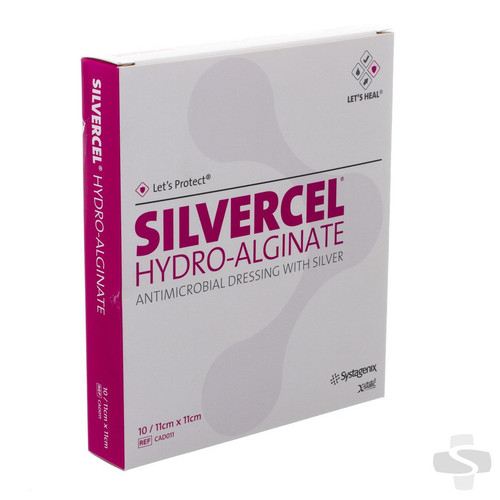 Solventum - JNJ CAD011 - BX/10 SILVERCEL HYDRO-ALGINATE ANTIMICROBIAL ...