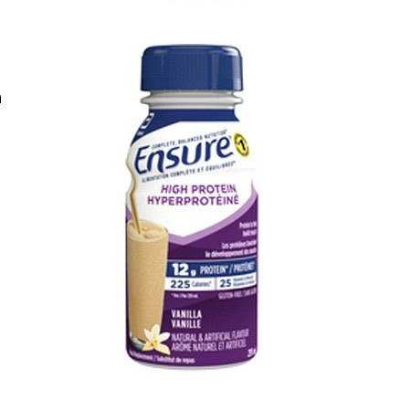 CS/24 ENSURE HIGH PROTEIN NUTRITIONAL FORMULA,0.96CAL, VANILLA, 235ML - Lifesupply.ca - Canadian ...