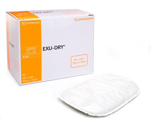Smith & Nephew - SNU 5999018 - BX/30 EXU-DRY BURN WOUND DRESSING, SIZE ...