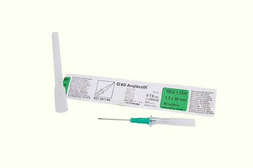 Buy Online CATHETER IV ANGIO 18x1.16" w/o PREP GREEN Canada