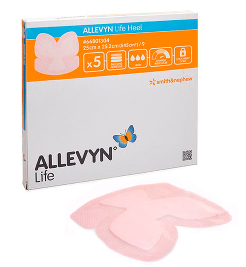 Smith & Nephew - SNU 66801304 - BX/5 ALLEVYN LIFE ADVANCED FOAM HEEL ...