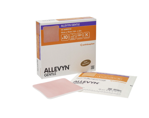 Smith & Nephew - SNU 66802132 - BX/10 ALLEVYN GENTLE 20CMx20CM ...
