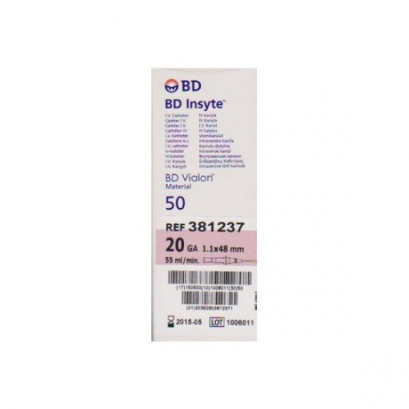 Buy Online CATHETER IV INSYTE 20x1.88" PINK Canada