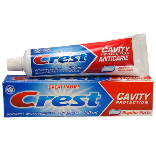 CS/24 CREST TOOTHPASTE, REGULAR, 100ML - Lifesupply.ca - Canadian ...