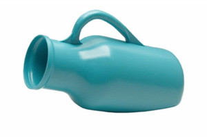 EA/1 URINAL MALE PLASTIC W/ HANDLE 1 1/4QT BLUE GRADUATED AUTOCLAVEABLE ...