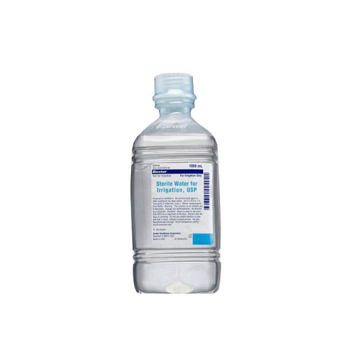 Buy Online Baxter - BAX JF7624 - EA/1 STERILE WATER POUR BOTTLE . 1000ml