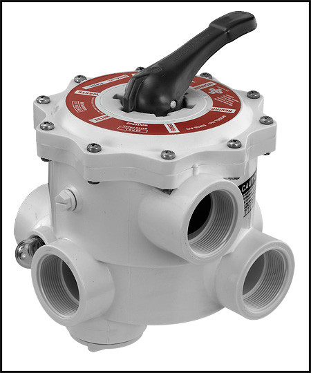 PRAHER #SM-20-AO MULTIPORT VALVE 2" ALL PORTS OPEN FPT (WHITE)