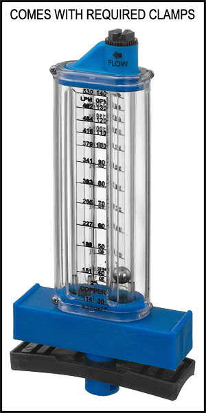 ROLA-CHEM FLOW METER 2 TOP MOUNT 40-140 GPM 570351T