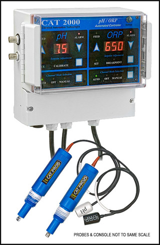 CAT Controllers 2000 PH/ORP Controller Complete With 2 Year Sensors (# ...