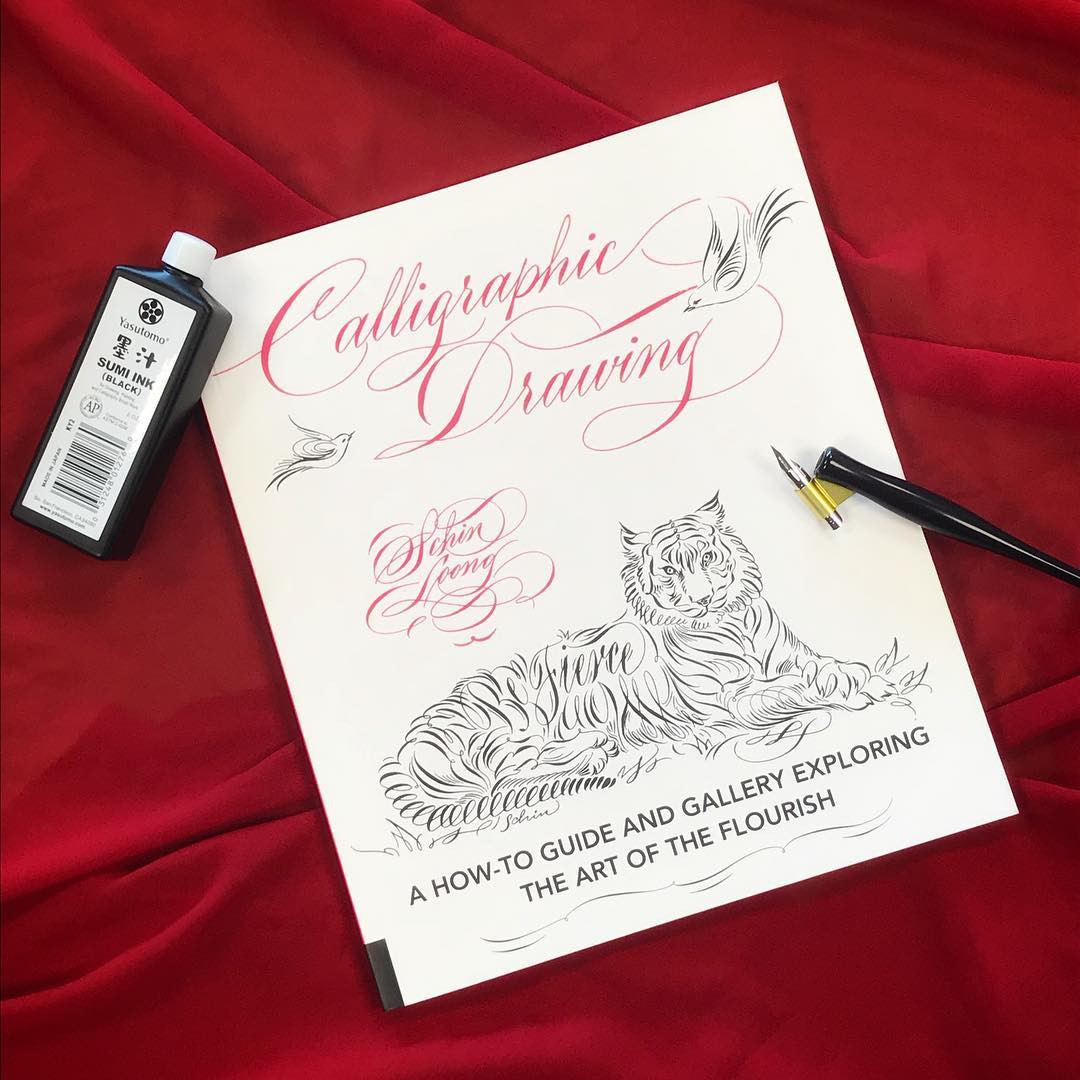 Calligraphic Drawing by Schin Loong