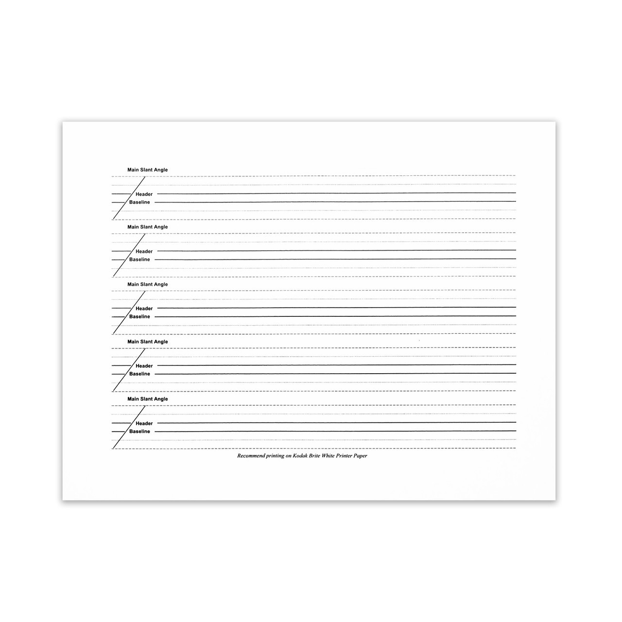 Dr. Joe Vitolo's Copperplate Guidelines