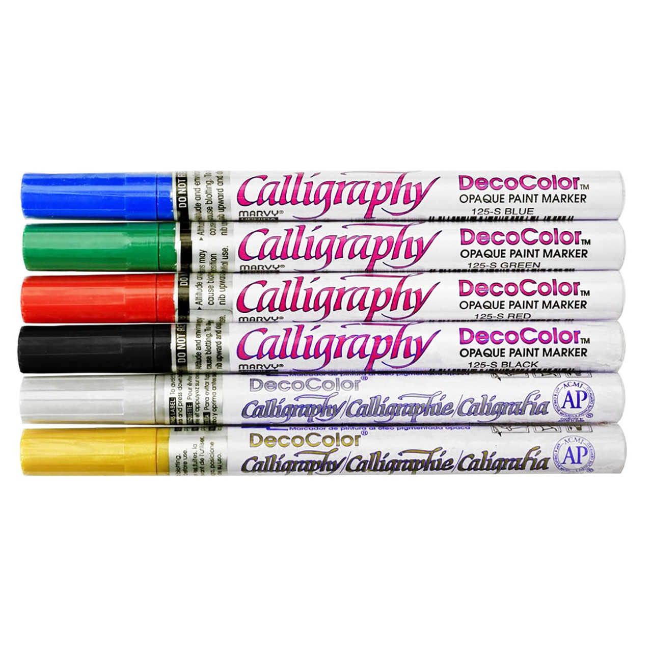 Calli Ink 1 oz bottle, Set of All 6 Colors