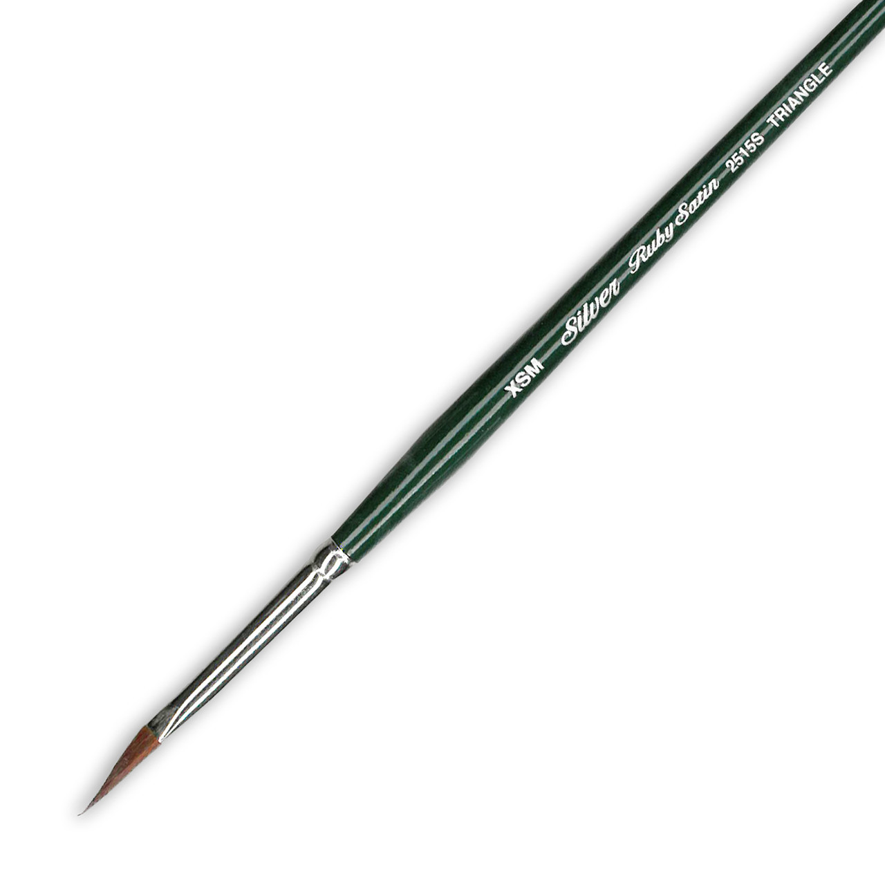 Ruby Satin Pointed Triangle Brush, Medium