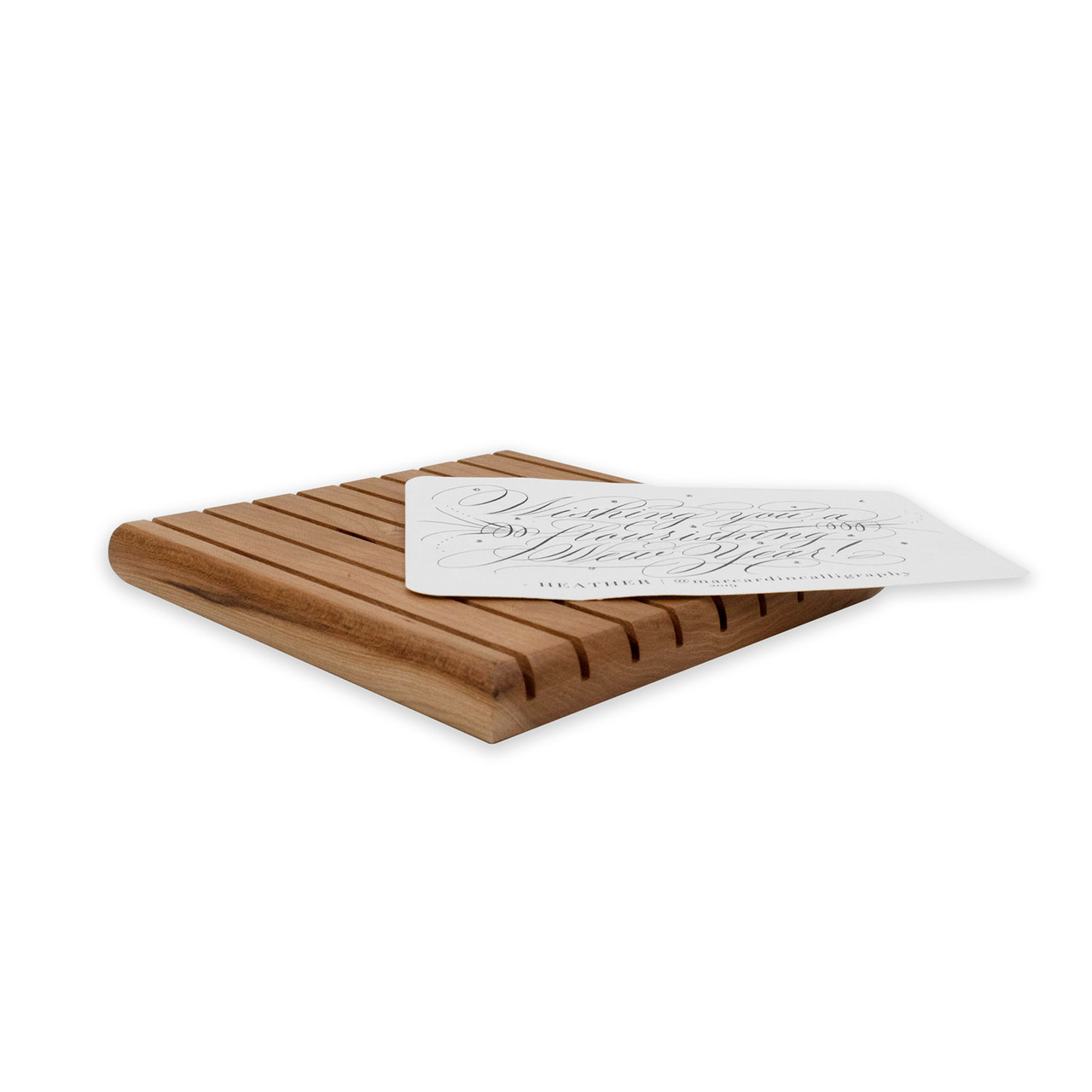 Solid Hardwood Envelope Drying Rack (Square)