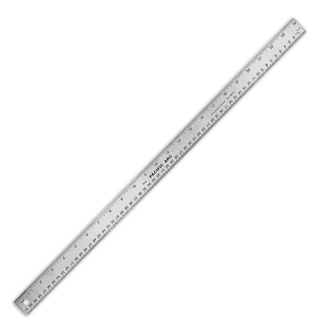Pacific Arc Metal Cork Backed Ruler, 18"