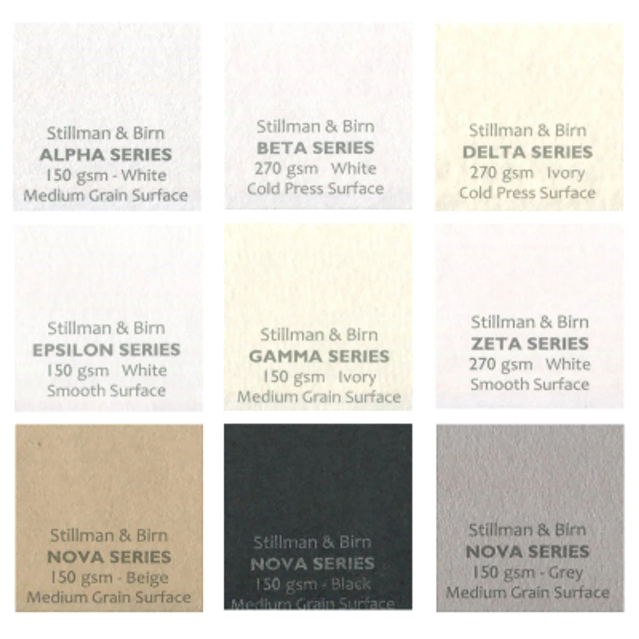 Stillman & Birn Art Paper Sheet Packs, 8 x 10