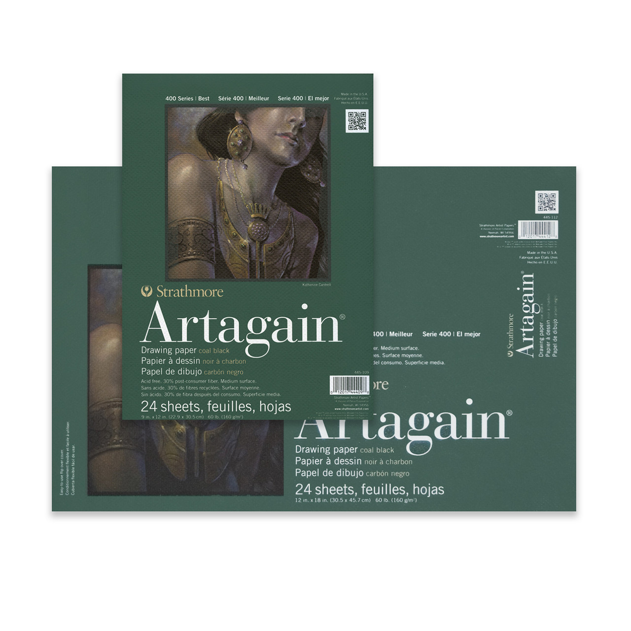 Strathmore 400 Series ArtAgain Paper, Coal Black