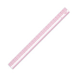 Westcott Flexible Clear Graph Ruler, 2 x 18"